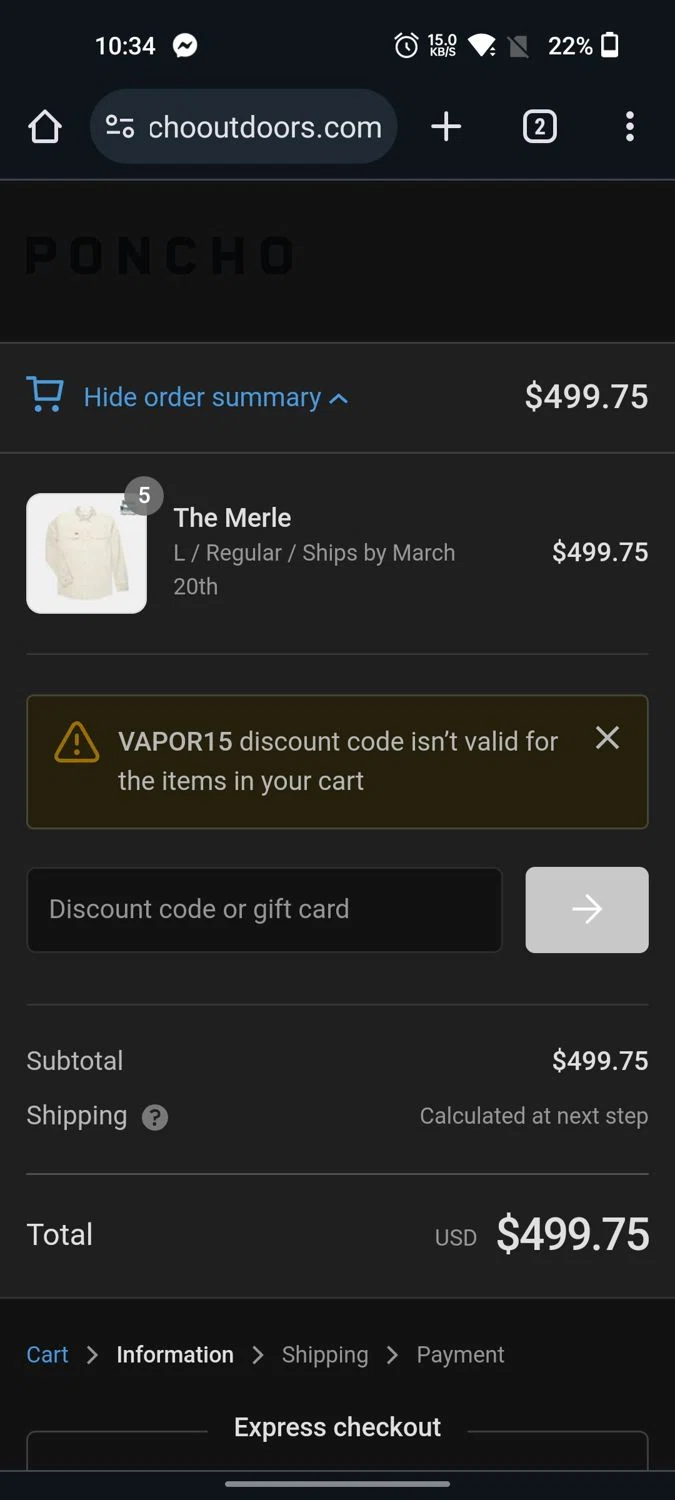 Poncho Outdoors Promo Codes - $10 Off | September 2024