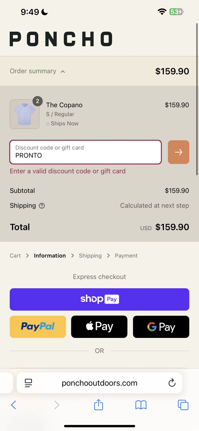 Poncho Outdoors Promo Codes (1 Verified) - 15% Off Jul 2025