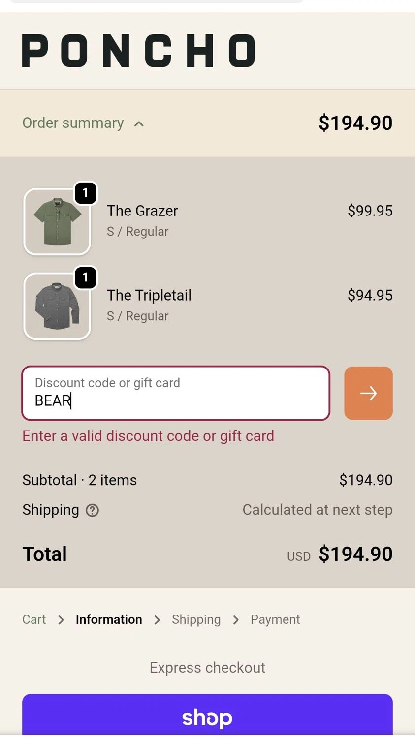 Poncho Outdoors Promo Codes - 10% Off Coupons Oct 2025