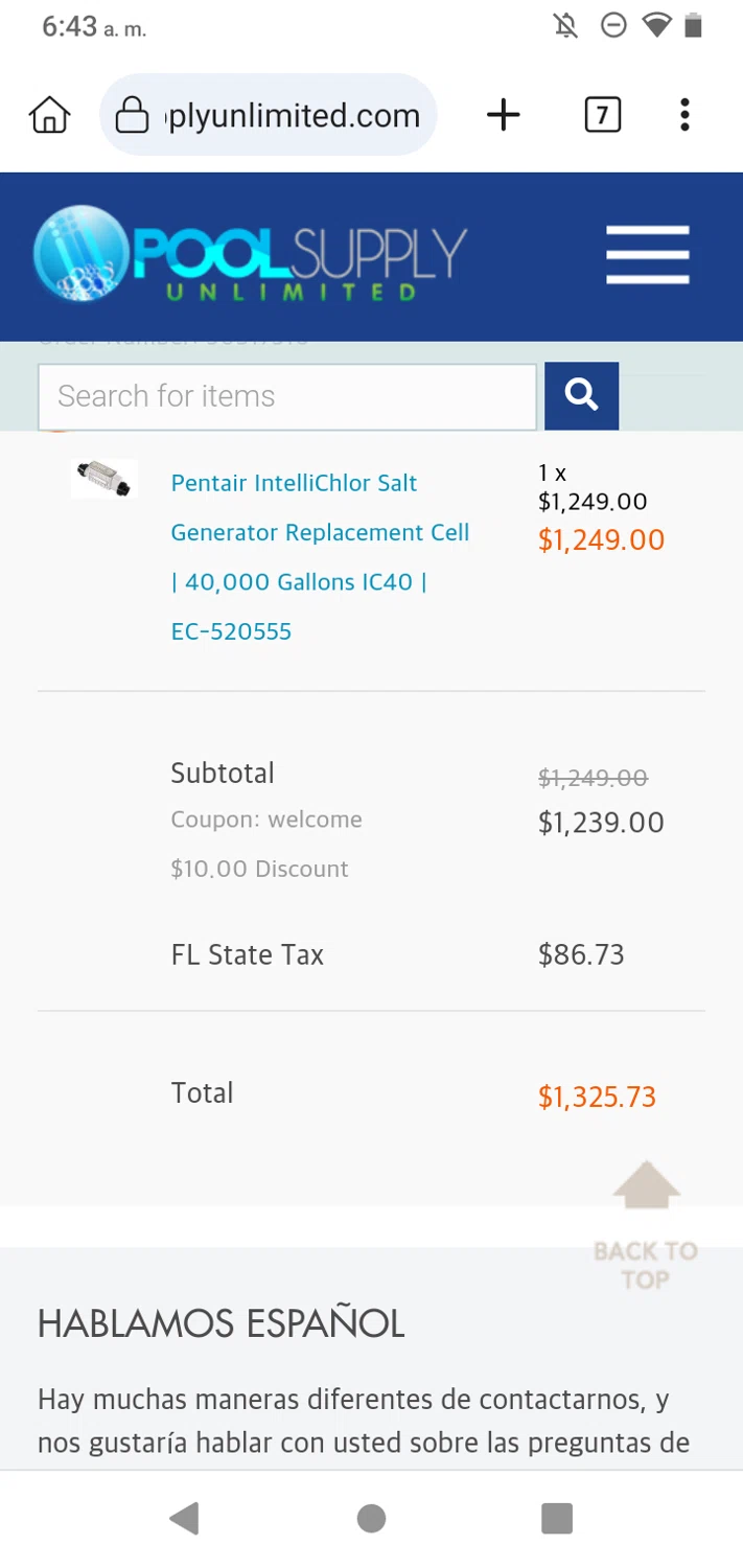 Pool Supply Unlimited Coupon Codes - $10 Off | November 2024