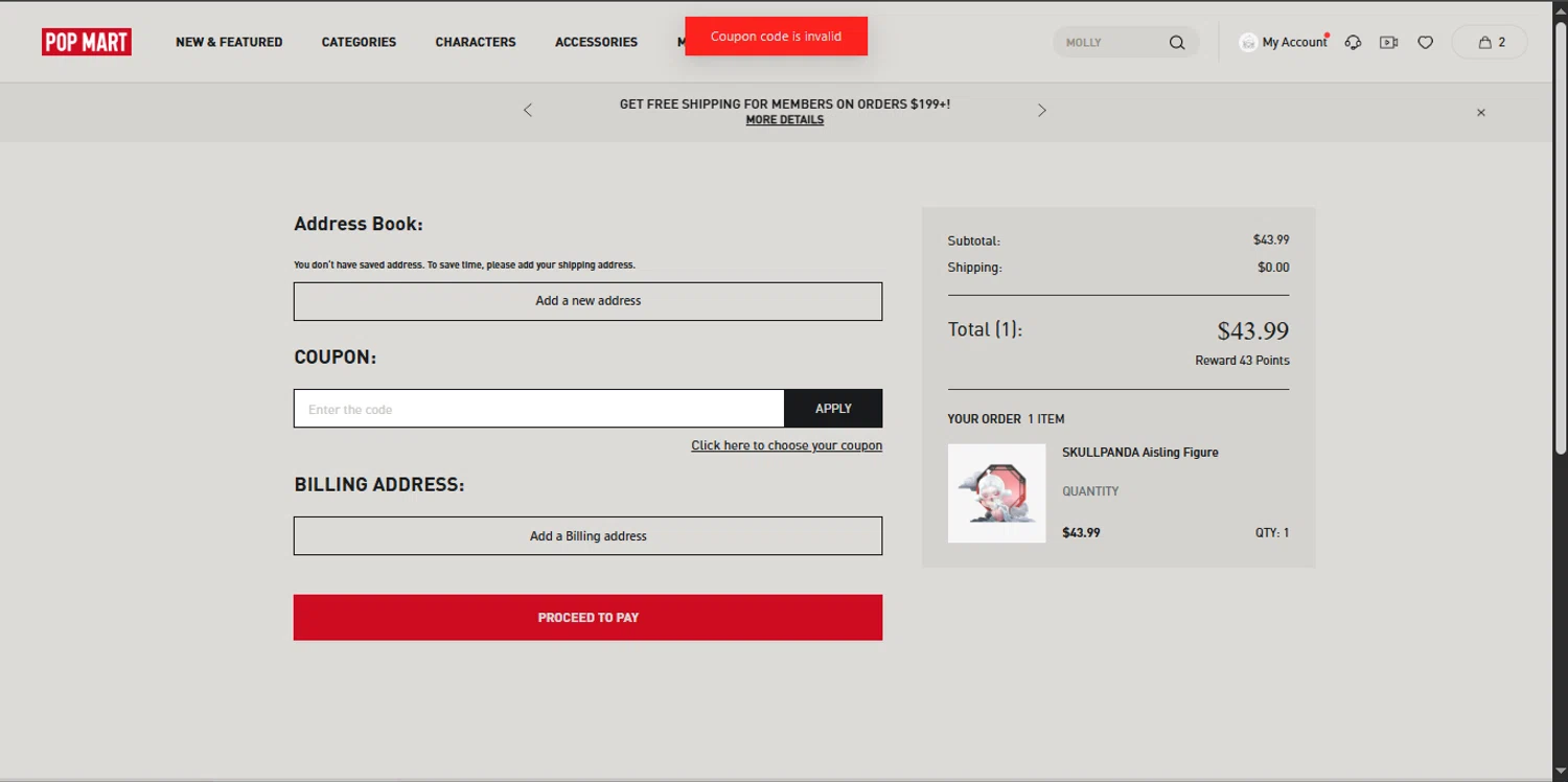 Pop Mart Promo Codes - 10% Off Coupons November 2025