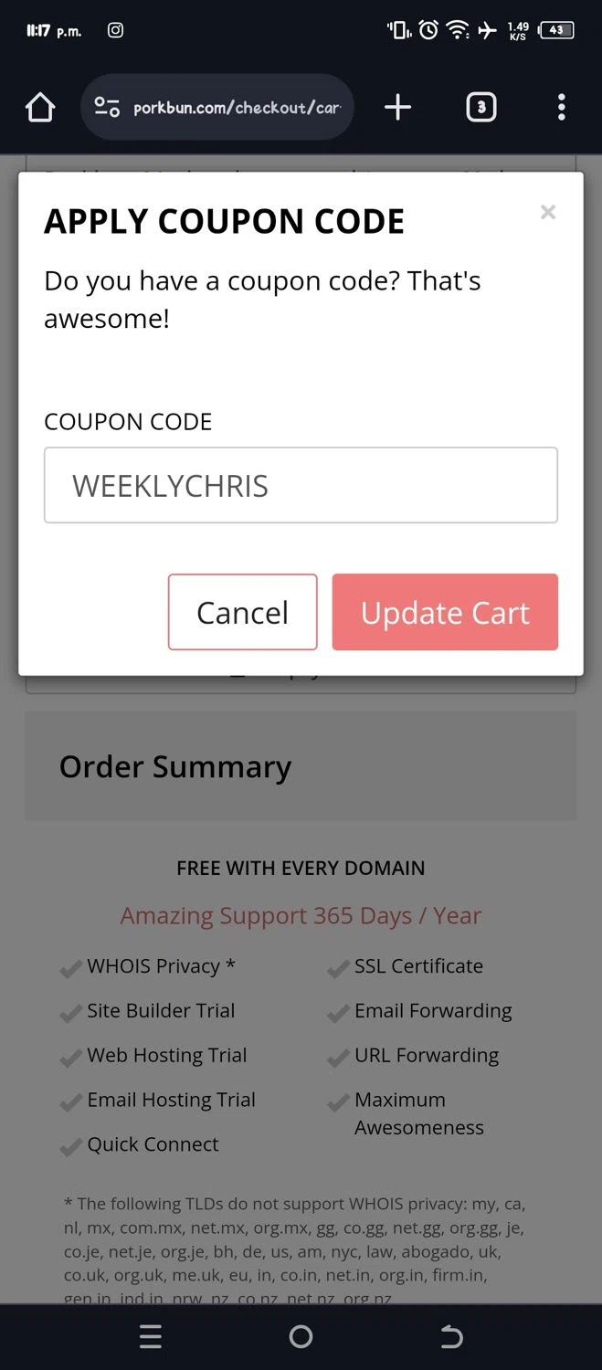 Porkbun Coupons - $1 Off | September 2024