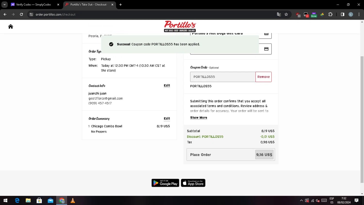 Portillo's Coupon Codes - Coupons in August 2024 | SimplyCodes