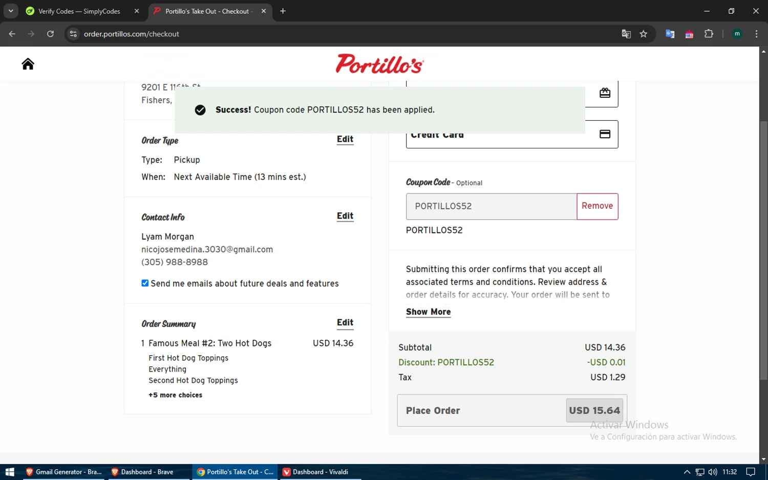 Portillo's Coupon Codes - 1% Off | October 2024