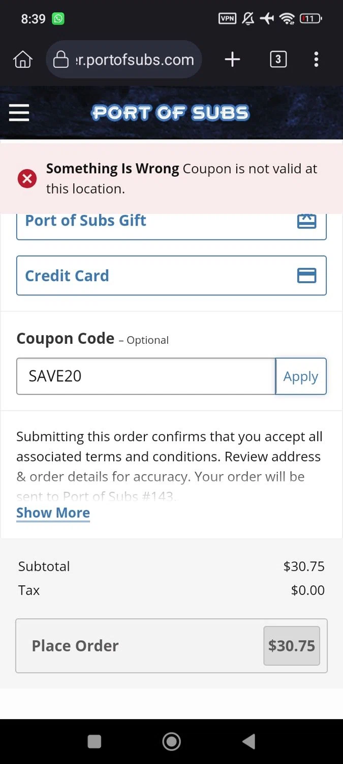 Port of Subs Coupon Codes - 25% Off | January 2025