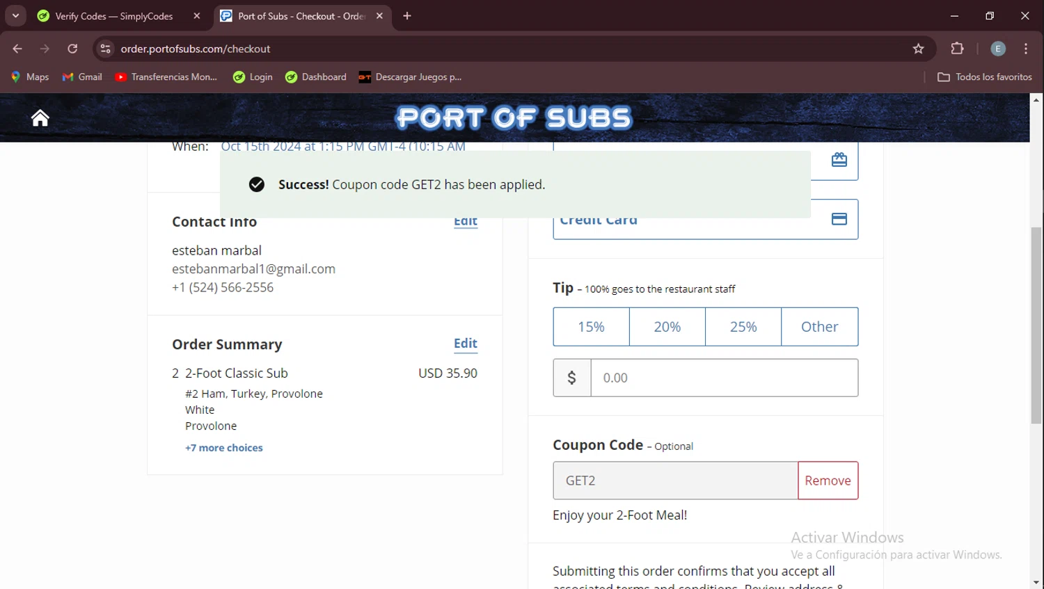 Port of Subs Coupon Codes - 20% Off | October 2024