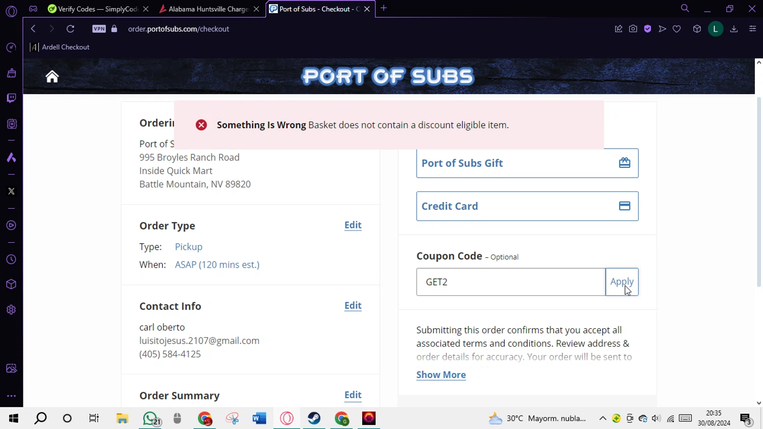 Port of Subs Coupon Codes - 20% Off | September 2024