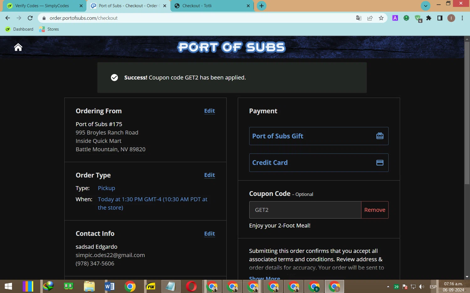 Port of Subs Coupon Codes - 20% Off | October 2024