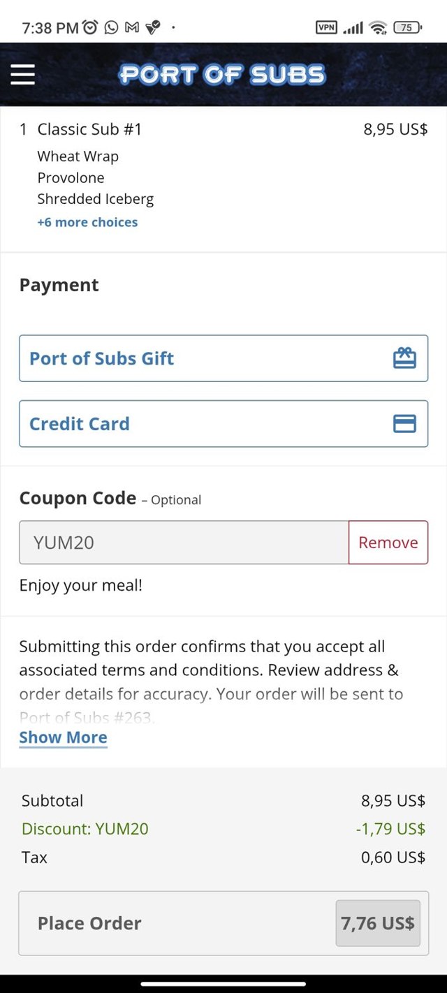 Port of Subs Coupon Codes (2 Verified) - 25% Off Mar 2025