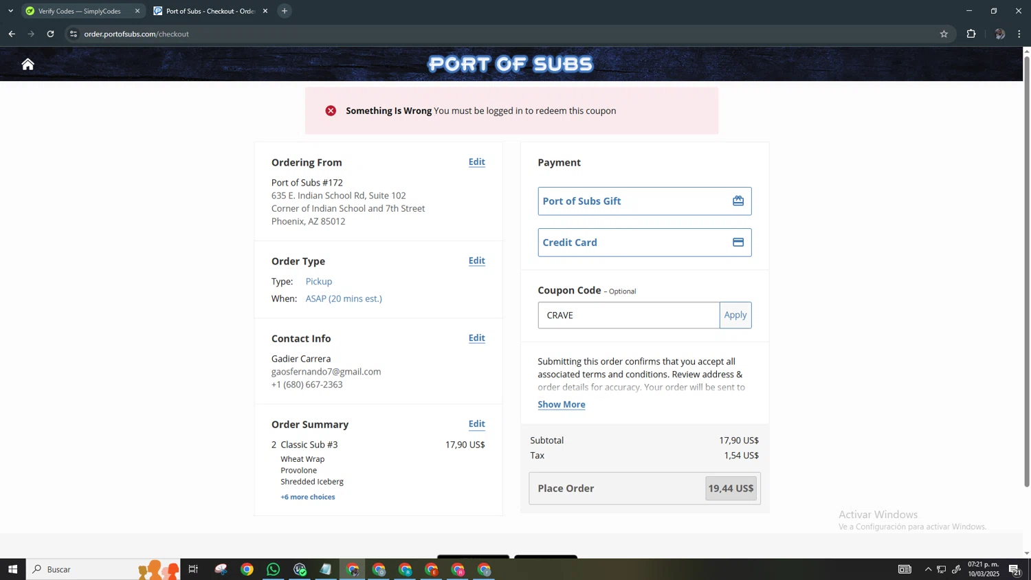 Port of Subs Promo Codes - 25% Off Coupons Nov 2025