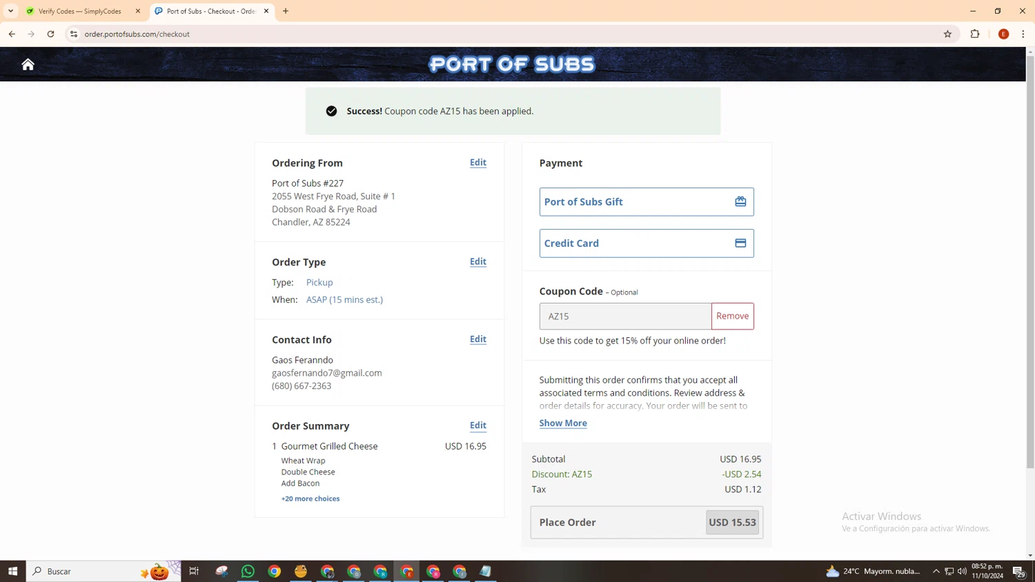 Port of Subs Coupon Codes - 20% Off | November 2024