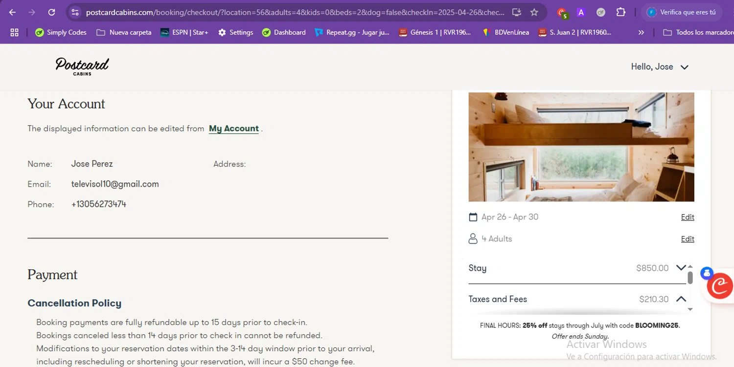 Postcard Cabins Promo Codes - 15% Off Jul 2025