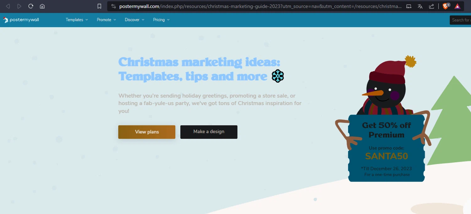 PosterMyWall Promo Codes - 50% Off | November 2024