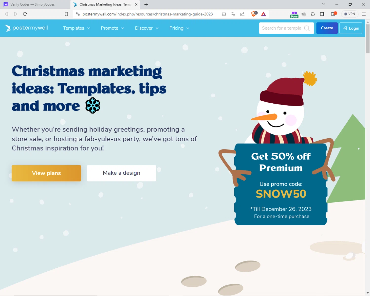 PosterMyWall Promo Codes - 50% Off | November 2024