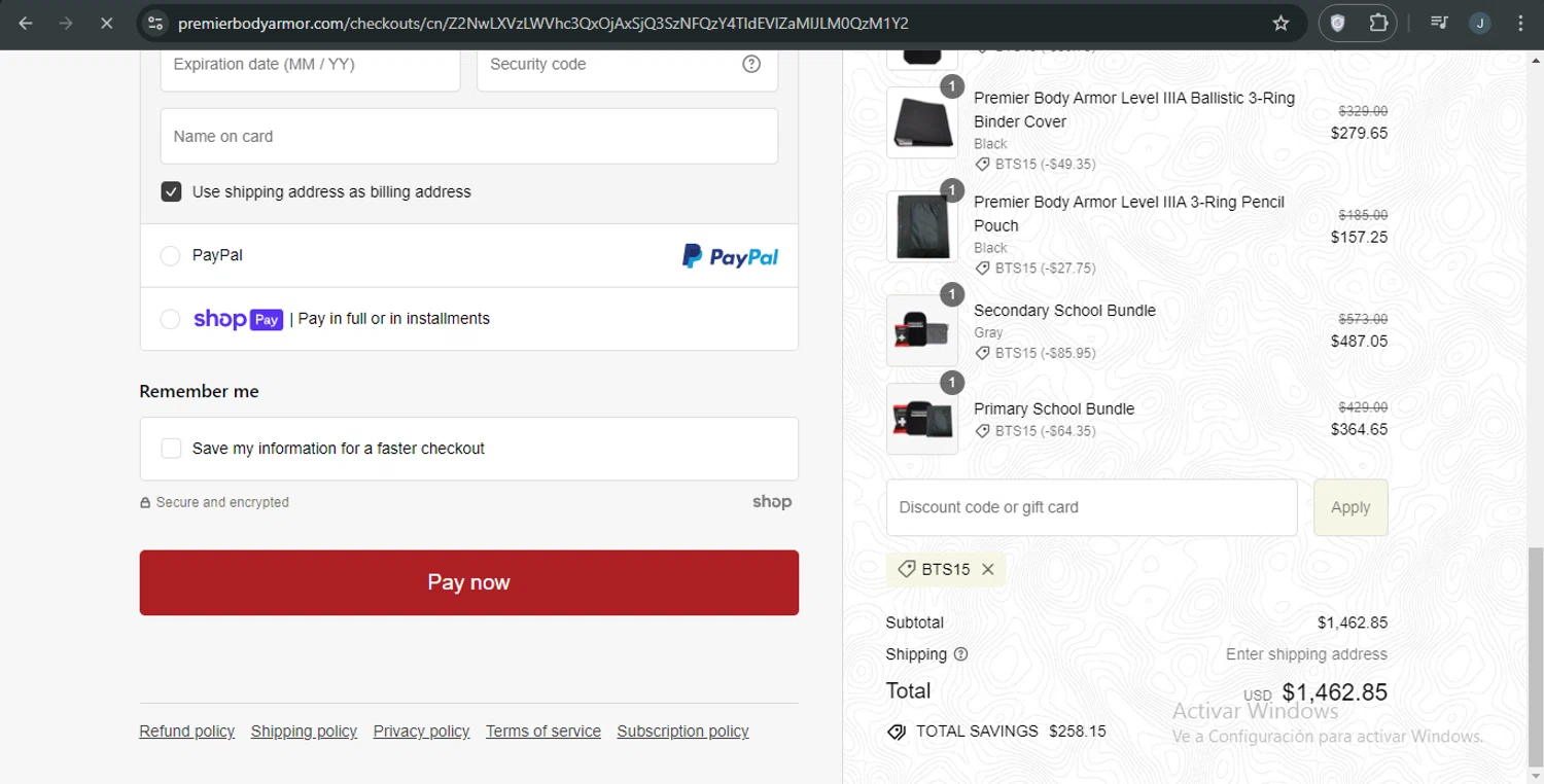 Premier Body Armor Discount Codes - 15% Off | October 2024