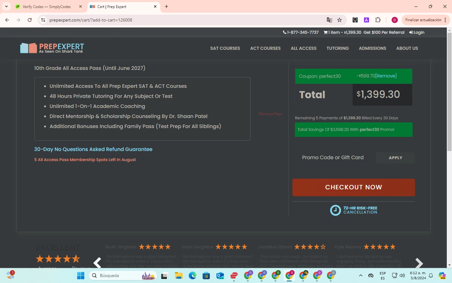 Prep Expert Coupons - 30% Off | November 2024