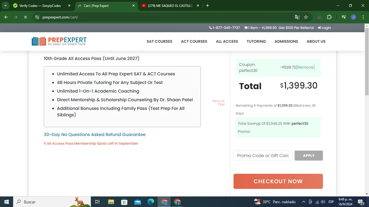 Prep Expert Coupons & Cyber Monday 2024 Deals - 30% Off