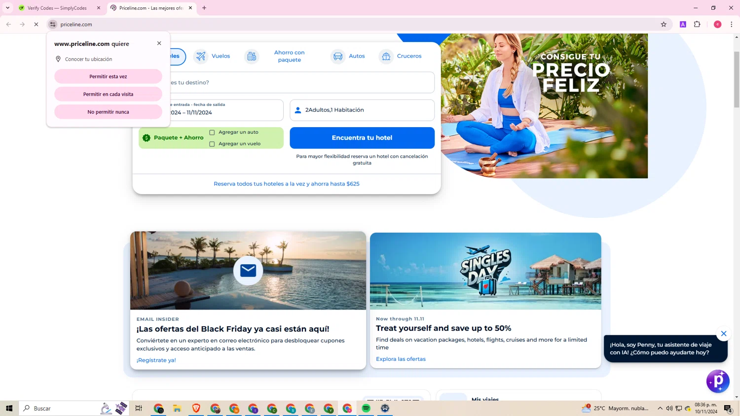 Priceline Promo Codes & Black Friday 2024 Deals - $25 Off