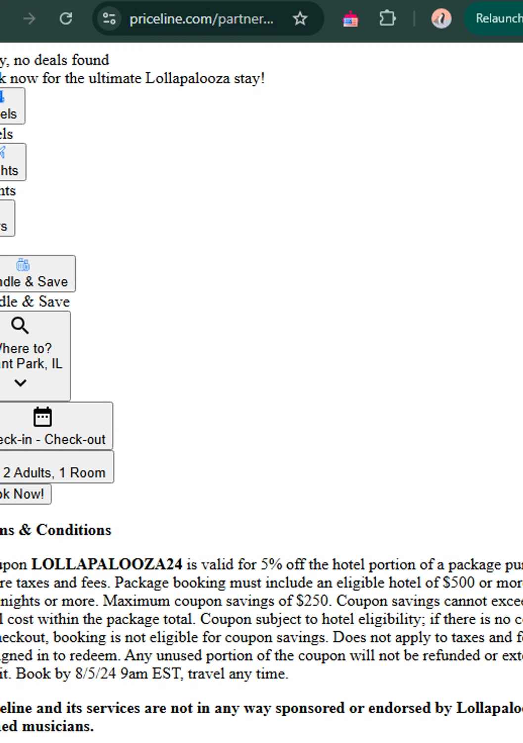 Priceline Promo Codes & Cyber Monday 2024 Deals - $30 Off