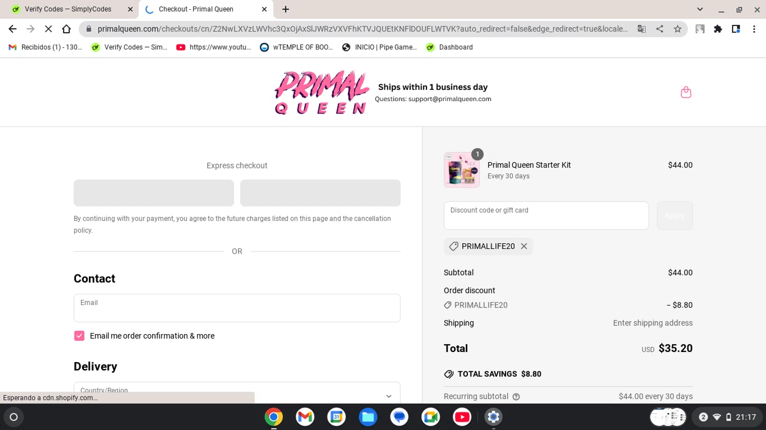 Primal Queen Promo Codes (16 Verified) - 25% Off Nov 2025