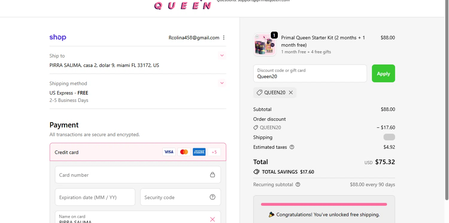 Primal Queen Promo Codes - 20% Off (15 Verified) Nov 2025