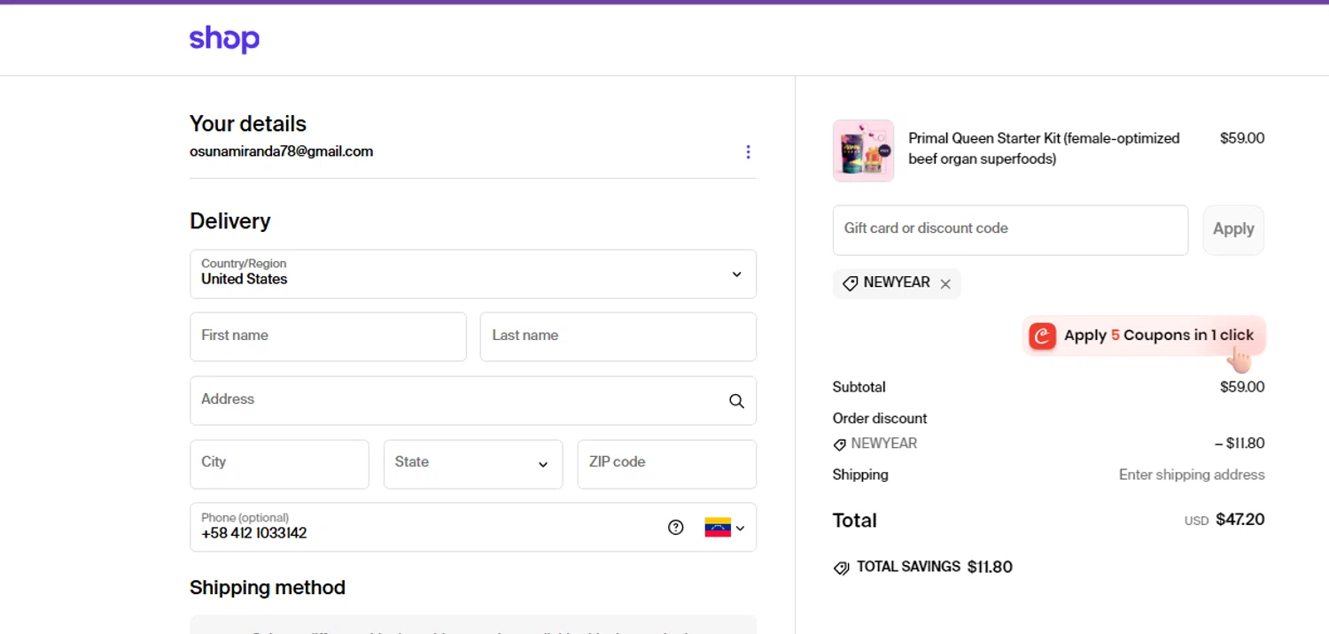 Primal Queen Promo Codes (16 Verified) - 25% Off Nov 2025