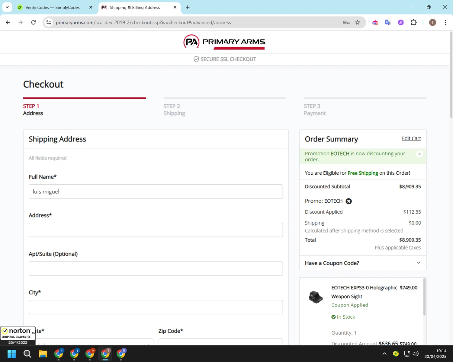 Primary Arms Promo Codes (3 Verified) - 20% Off Apr 2025