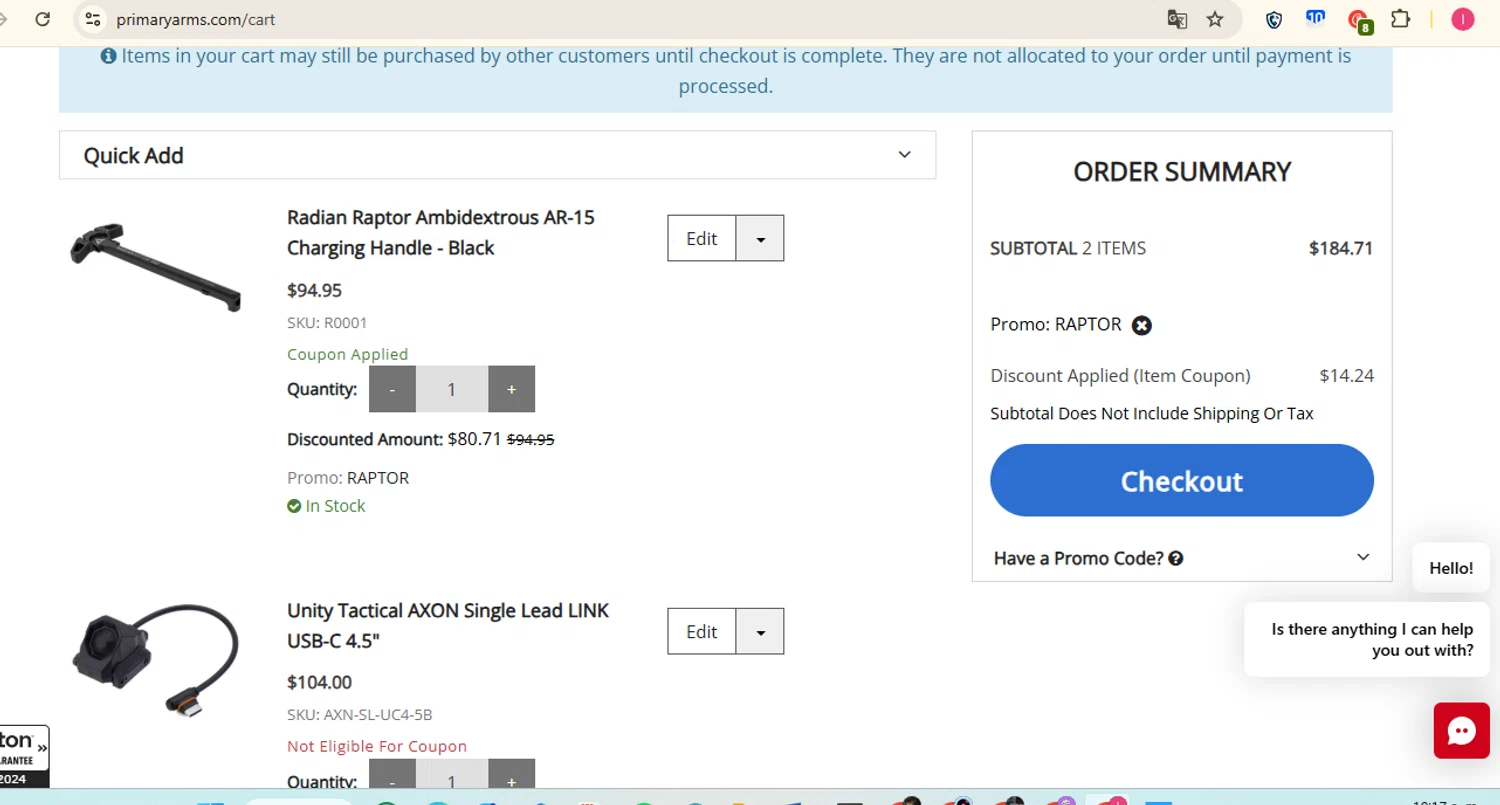 Primary Arms Promo Codes - 15% Off | January 2025