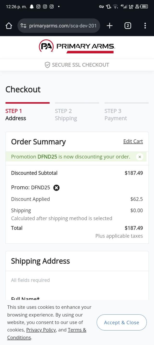 Primary Arms Promo Codes (6 Verified) - $200 Off Oct 2025