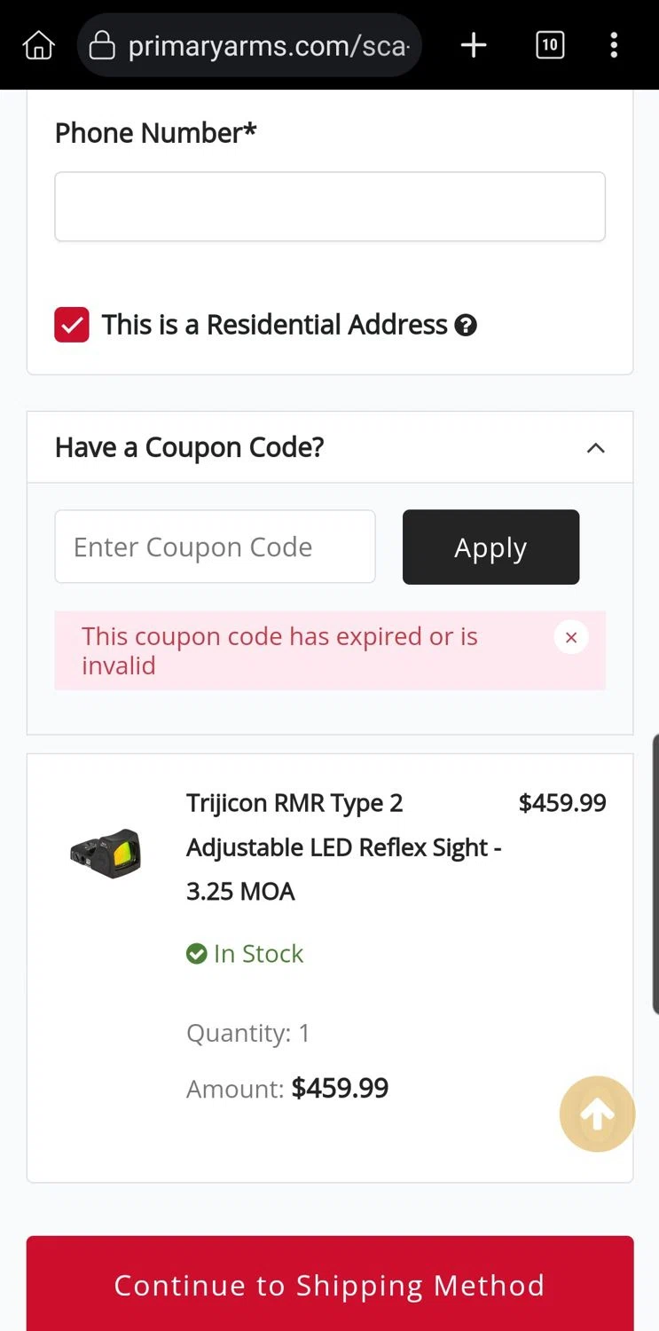 Primary Arms Promo Codes (4 Verified) - 15% Off Aug 2025