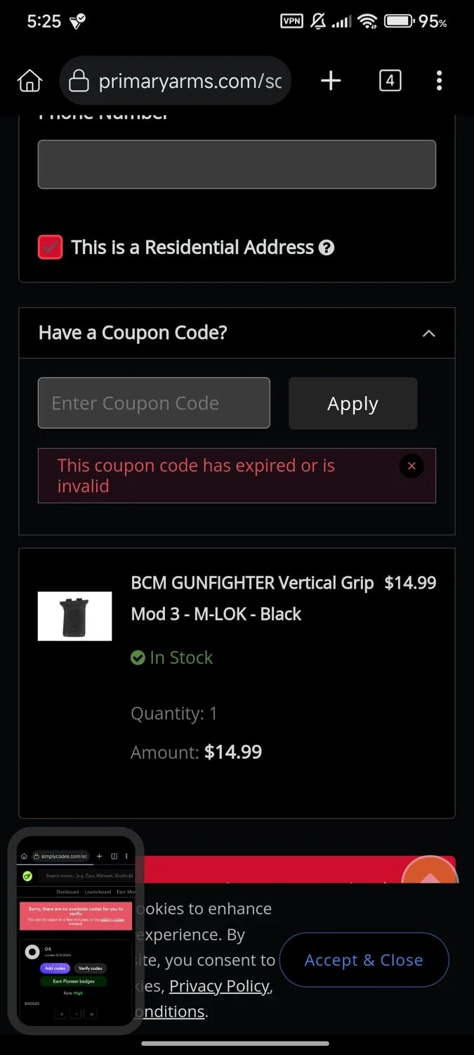 Primary Arms Promo Codes (4 Verified) - $200 Off Oct 2025