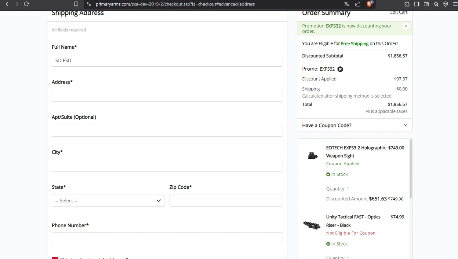 Primary Arms Promo Codes (4 Verified) - 15% Off Mar 2025