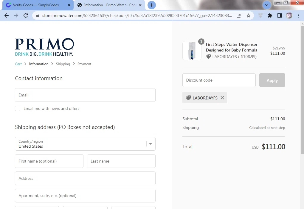 Primo Water Coupons - up to 40% Off | November 2024