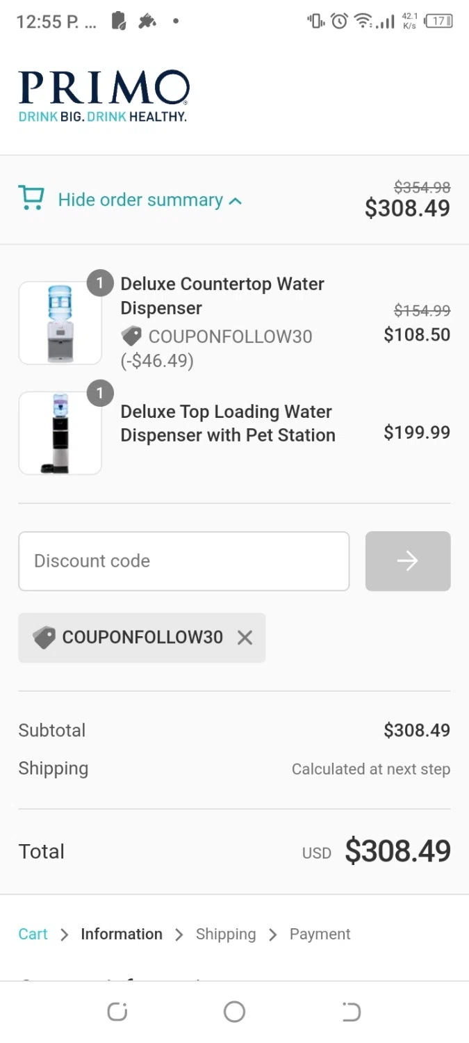 Primo Water Coupons - 40% Off | September 2024