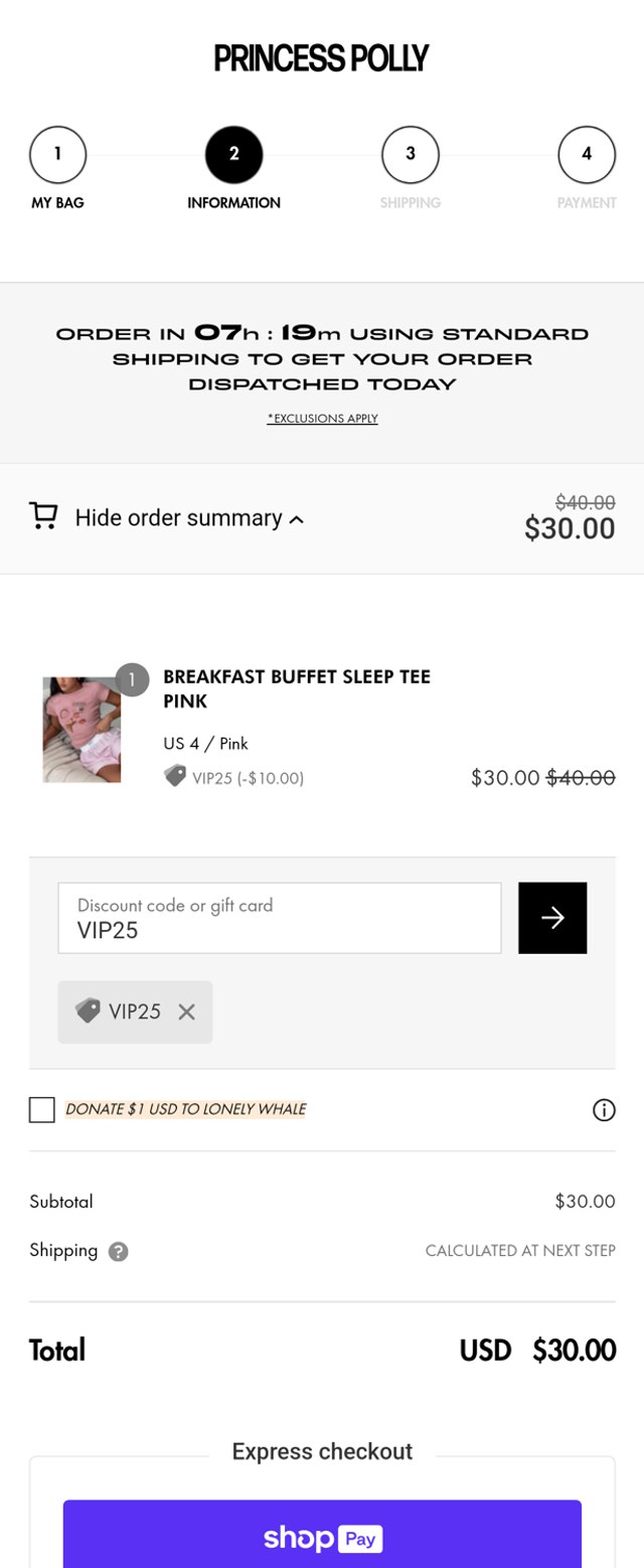 Princess Polly US Promo Codes - 60% Off Sep 2025