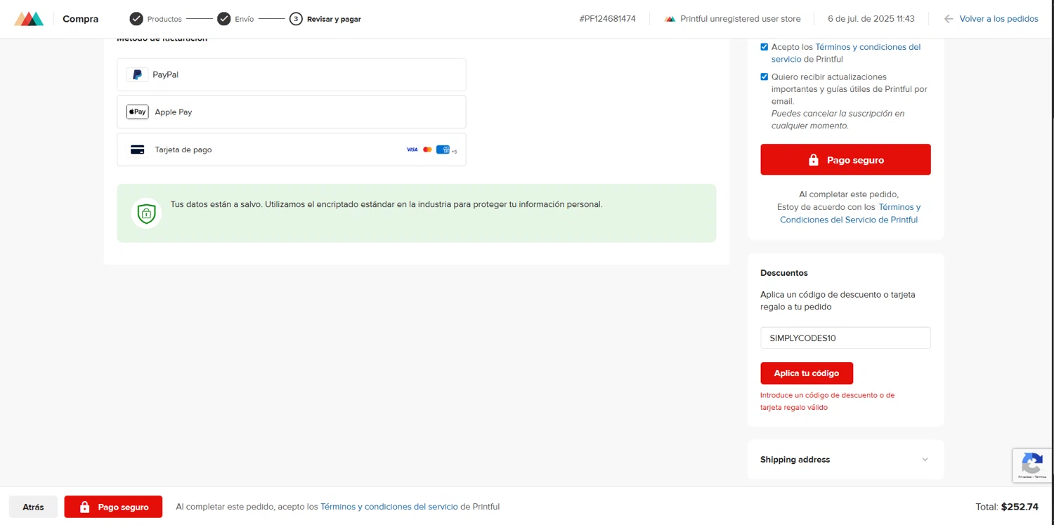 Printful Promo Codes - $5 Off Coupons Sep 2025