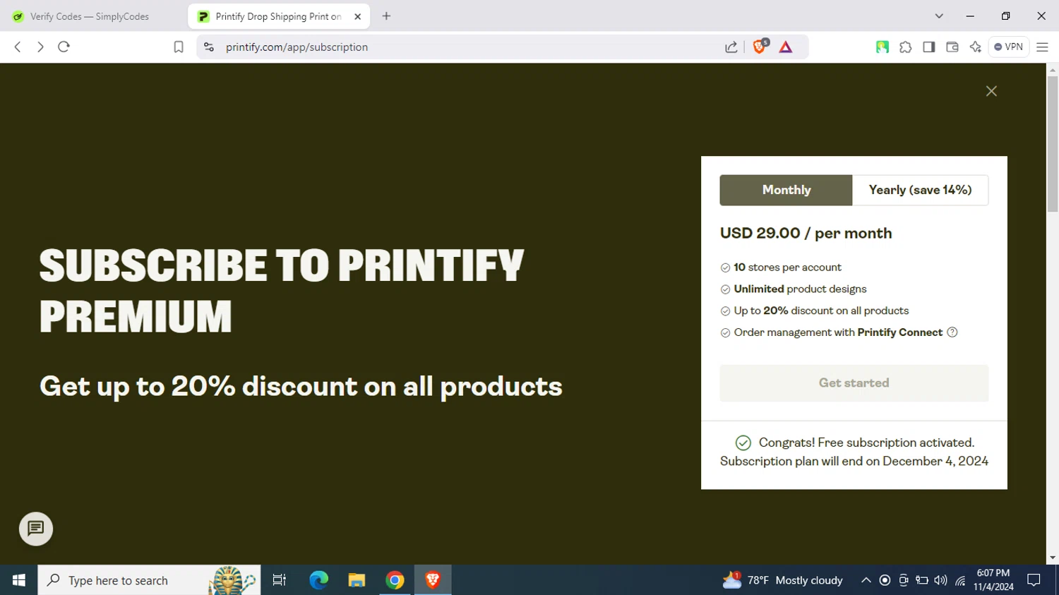 Printify Coupons - 70% Off | November 2024