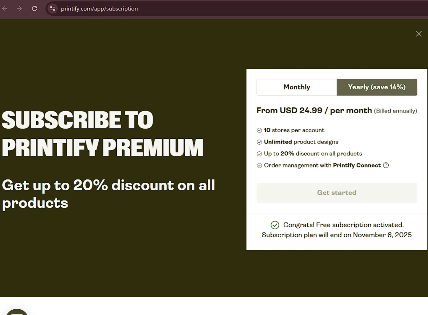 Printify Promo Codes (1 Verified) - 20% Off w/Code Oct 2025