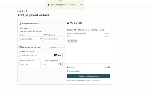Prodigy Promo Codes (1 Verified) - 25% Off w/Code May 2025
