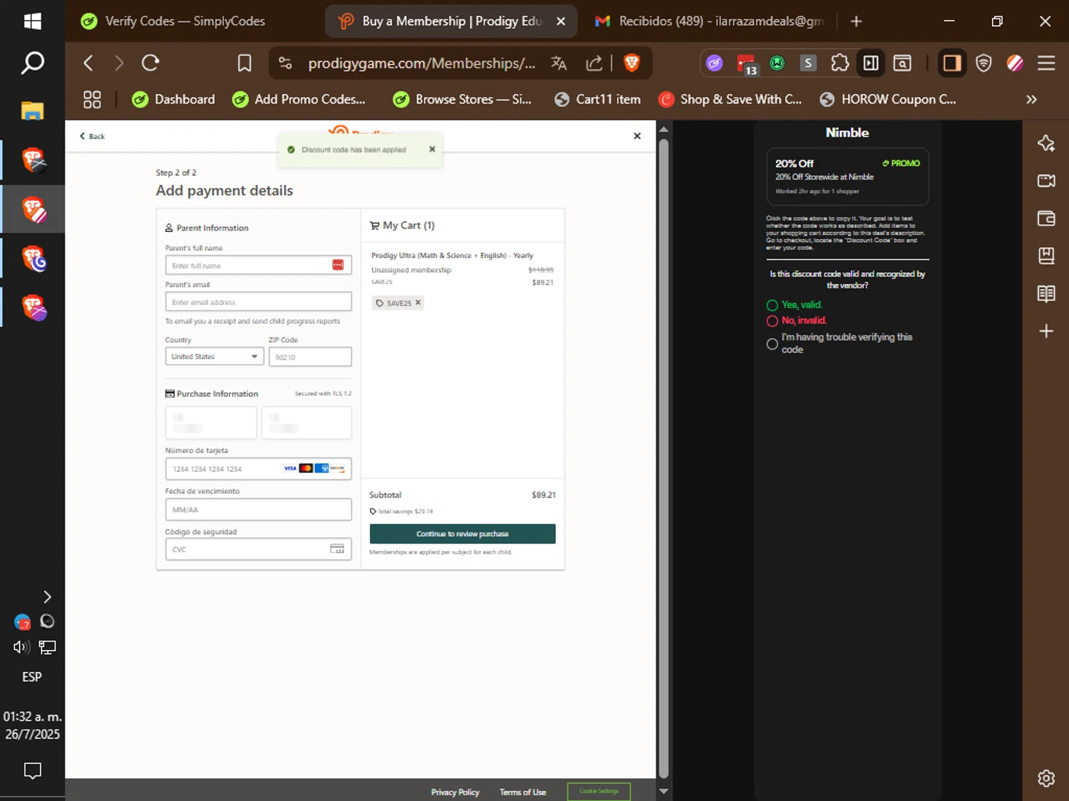 Prodigy Promo Codes (1 Verified) - 25% Off w/Code Sep 2025