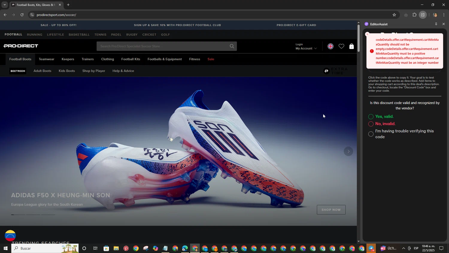 Pro:Direct Soccer Promo Codes - 10% Off Coupons Oct 2025