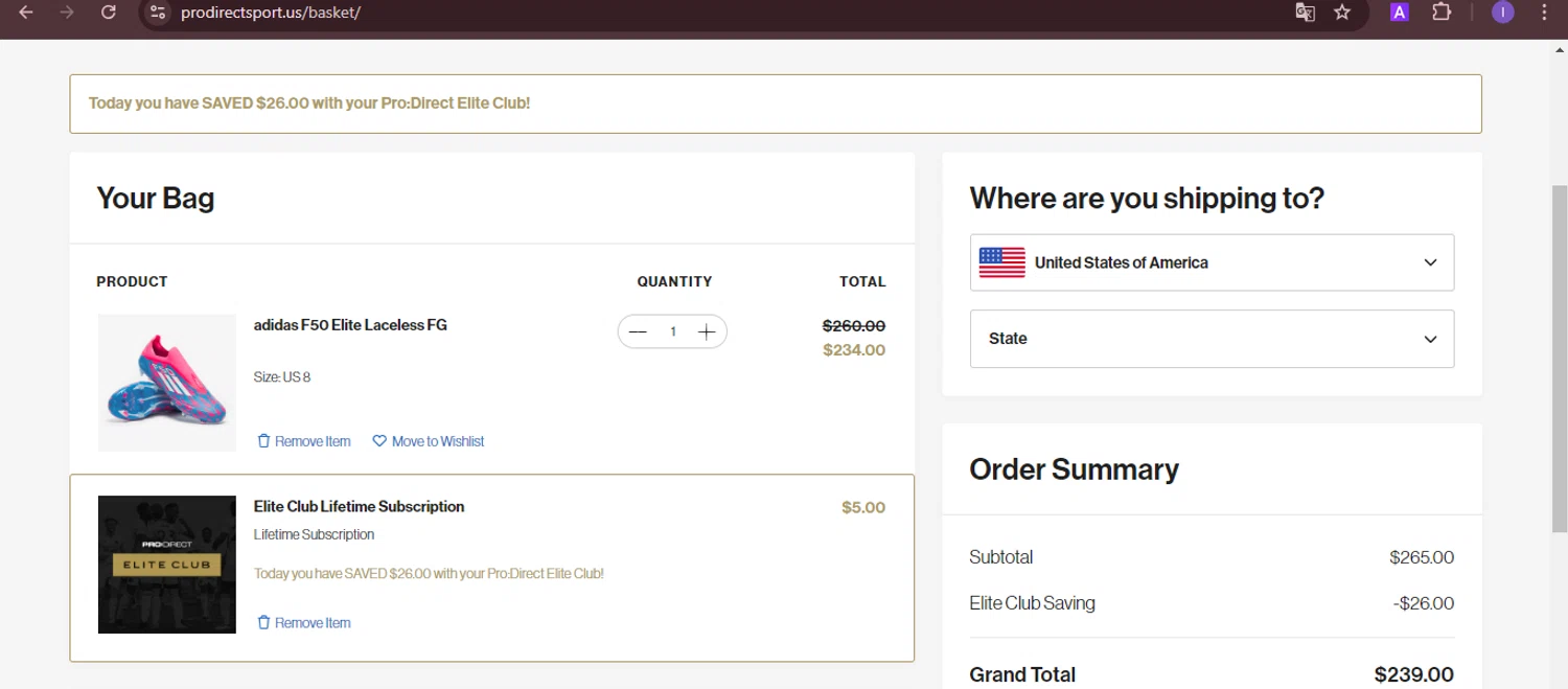 Pro Direct Soccer US Coupons - 15% Off | November 2024