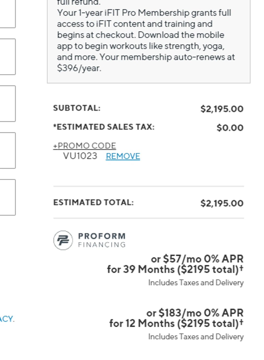 ProForm Promo Codes (5 Verified) - $400 Off w/ Code Jan 2025