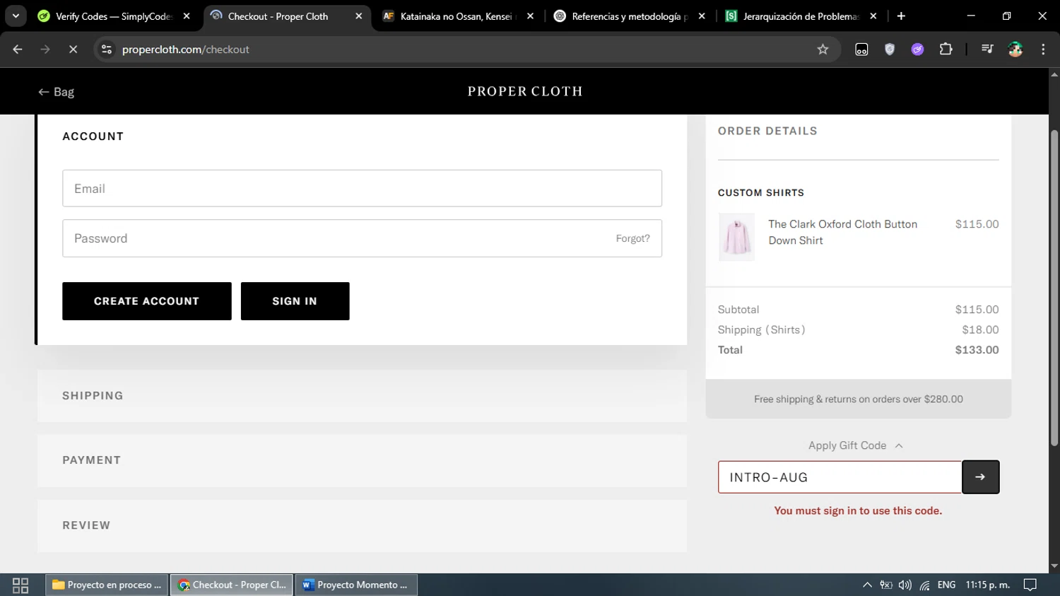 Proper Cloth Promo Codes - $20 Off (34 Verified) Dec 2025