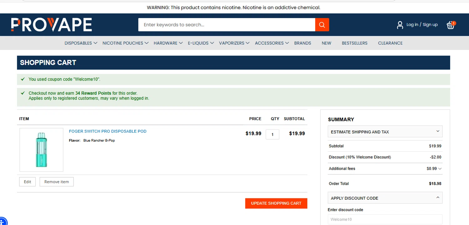 ProVape Promo Codes - 50% Off (13 Verified) Dec 2025