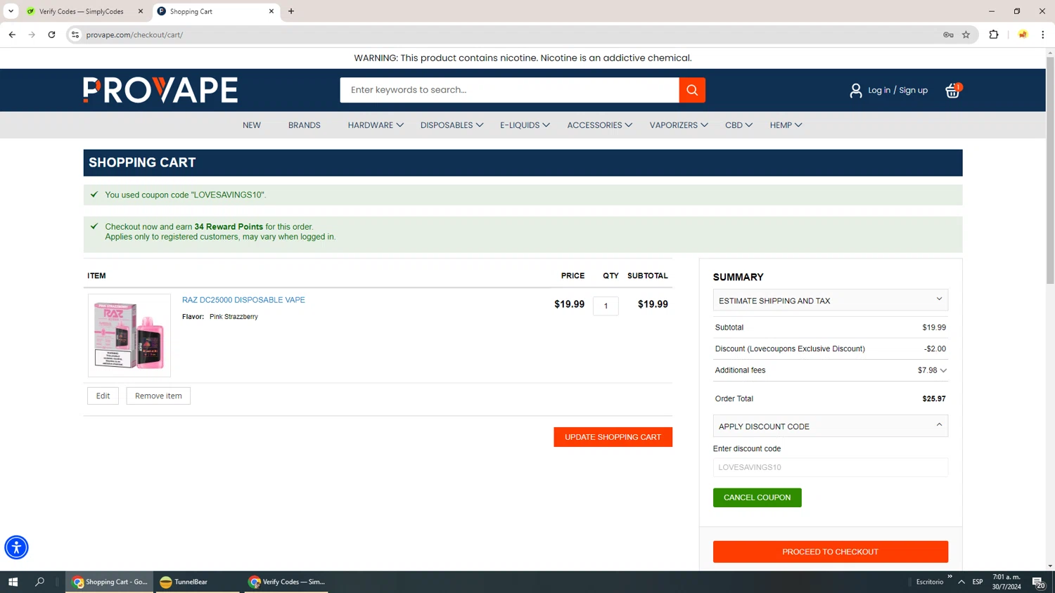 ProVape Discount Codes - 10% Off Coupons in August 2024 | SimplyCodes