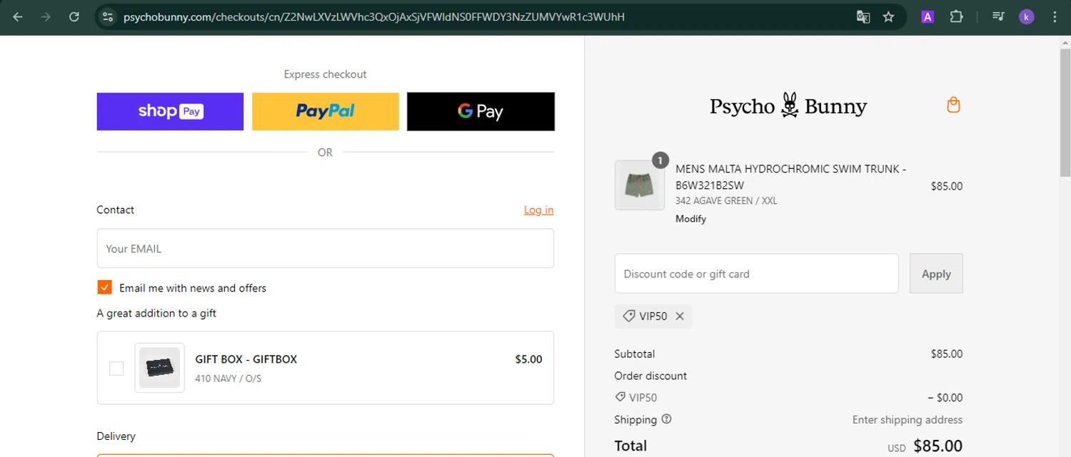 Psycho Bunny Discount Codes - 10% Off | December 2024