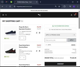 Puma Promo Codes (5 Verified) - $10 Off Sitewide Apr 2025