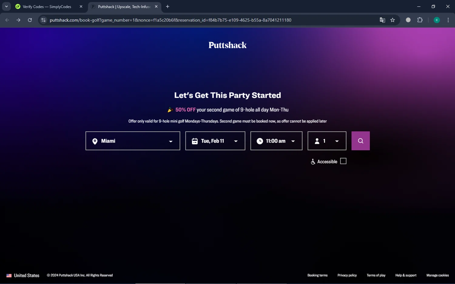 Puttshack Promo Codes - 25% Off Coupons Jan 2026