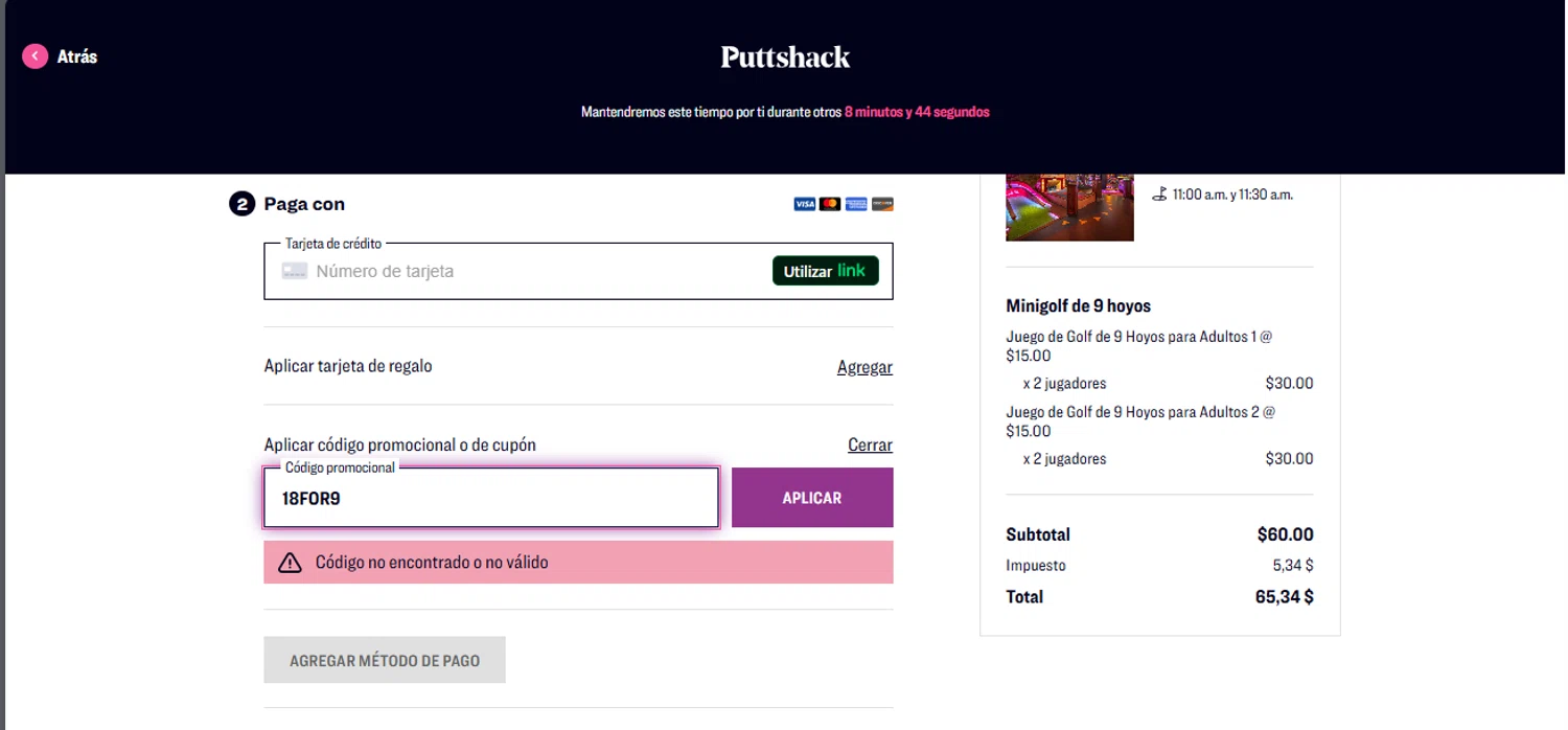 Puttshack Promo Codes - 25% Off Coupons Jan 2026